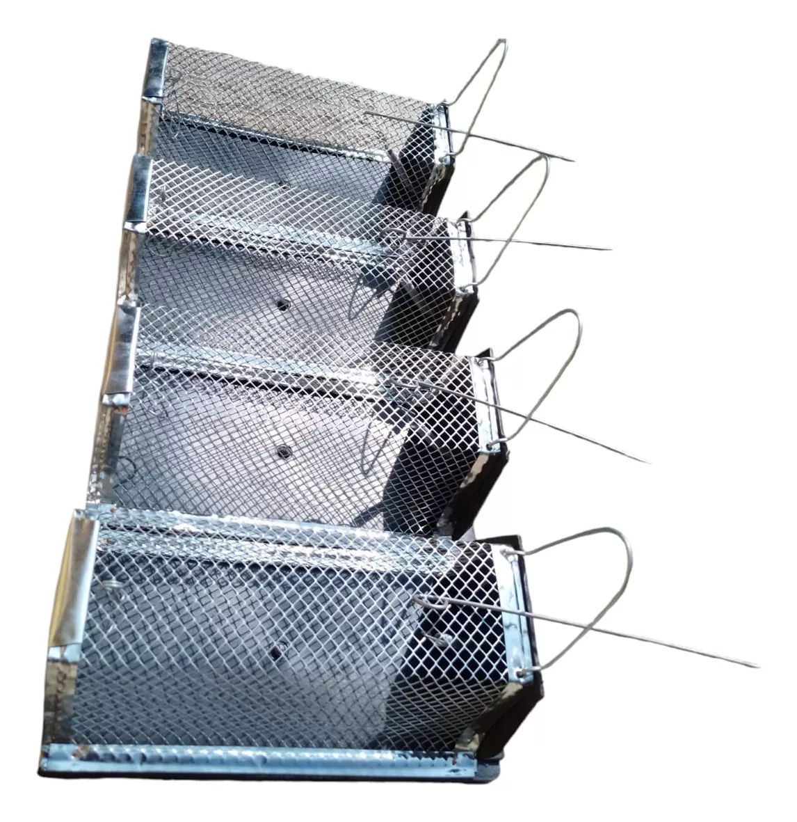 Paquete 4 Ratoneras Tipo Jaula Para Raton/rata De 26 Cm